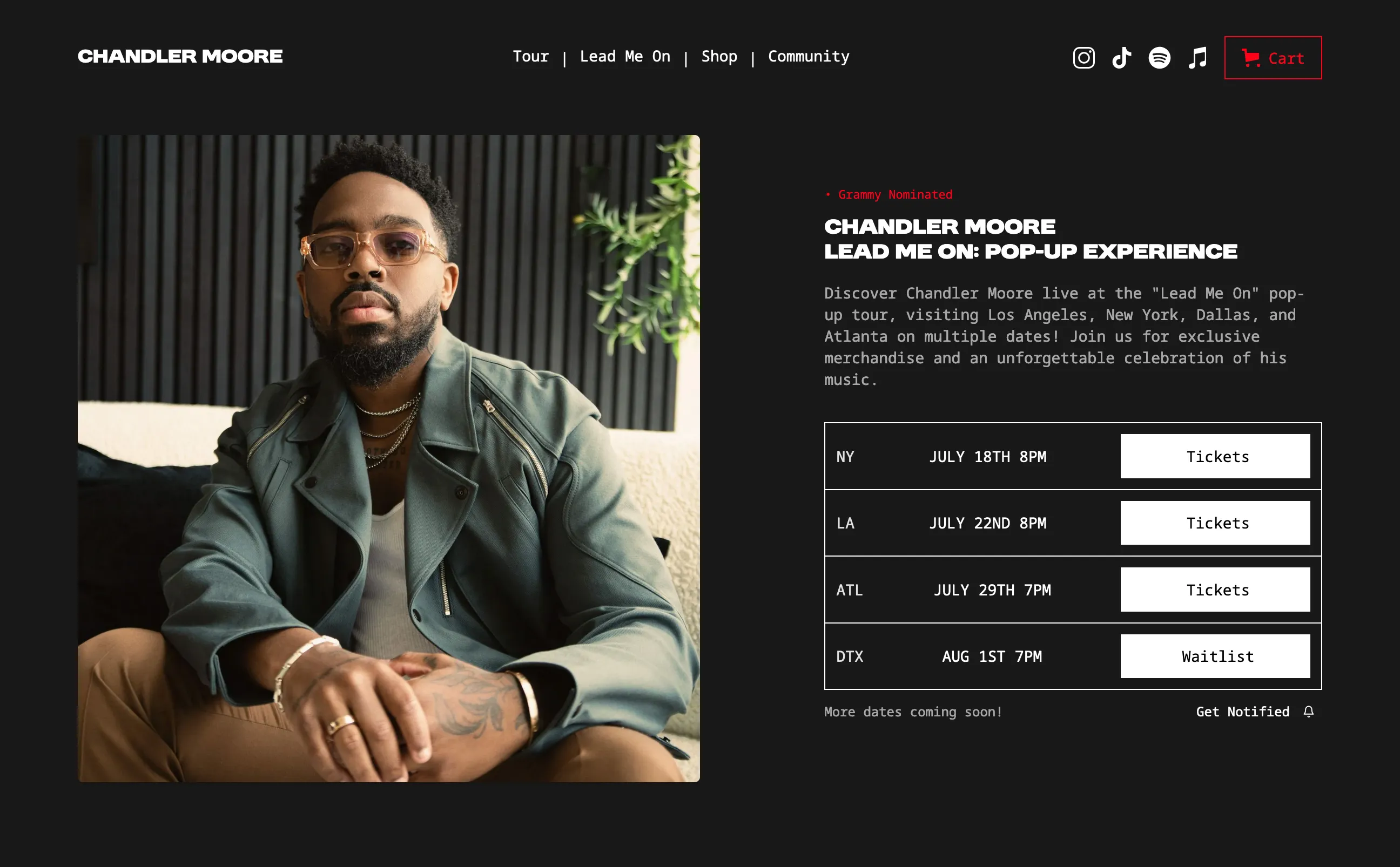 Chandler Moore | Live in Concert